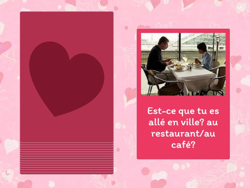 Qu'est-ce que tu as fait hier soir? - Random cards