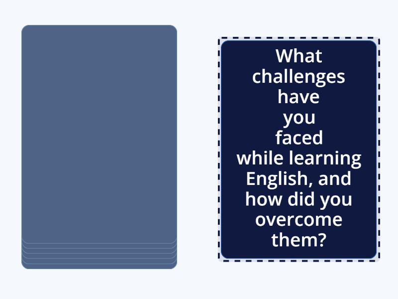 learning english as second language - Speaking cards