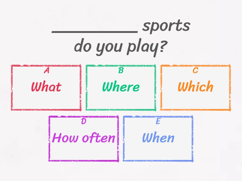 Wh questions (do/does) - Quiz