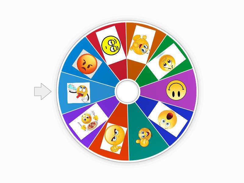 Feelings wheel - Spin the wheel