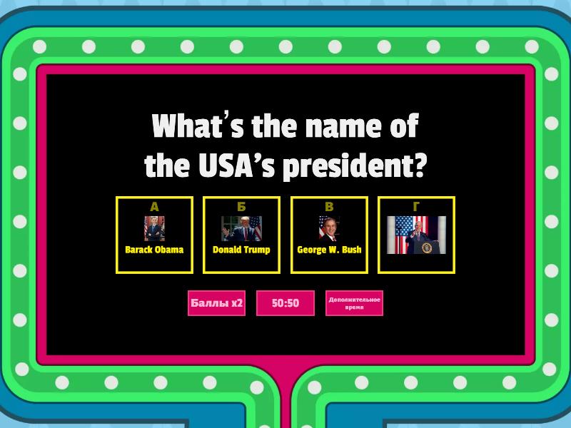 How much do you know about the USA? - Gameshow quiz