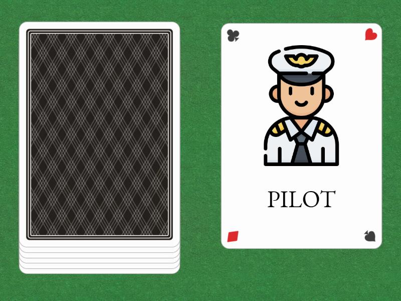 AIRPLANE - Speaking cards