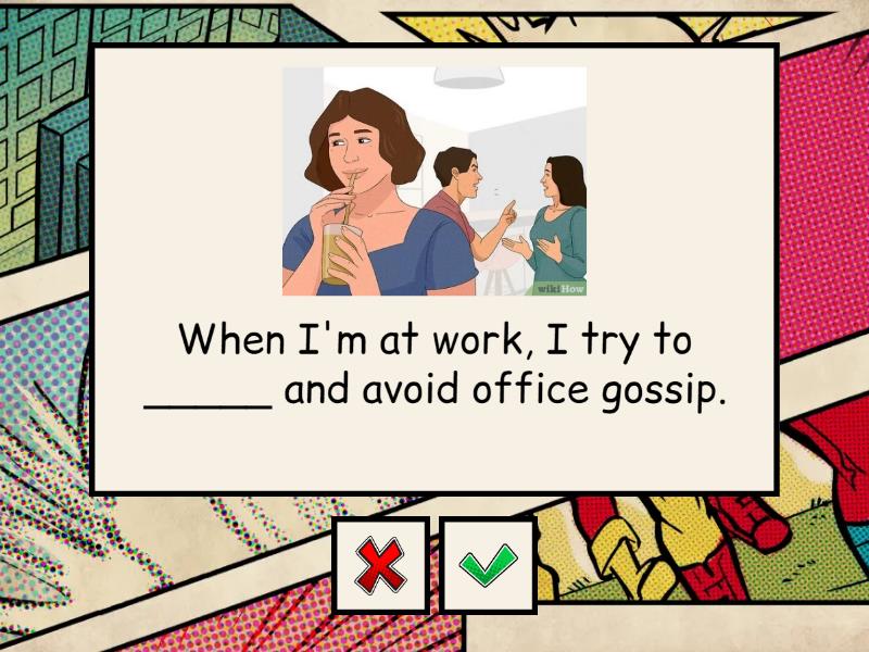 Neighbours (phrases) - Flash cards