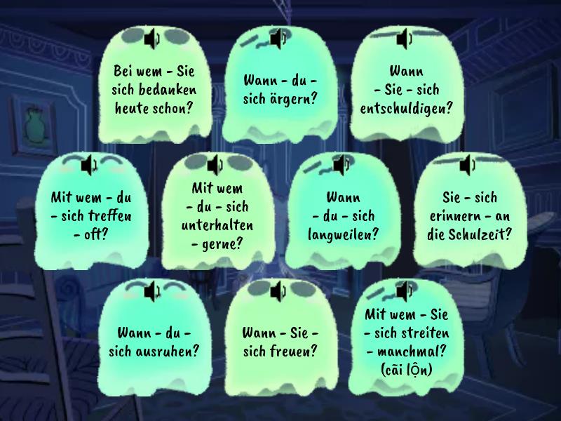 Schritte A2.1 -Lektion 5A reflexiv Verben: Fragen stellen und antworten ...