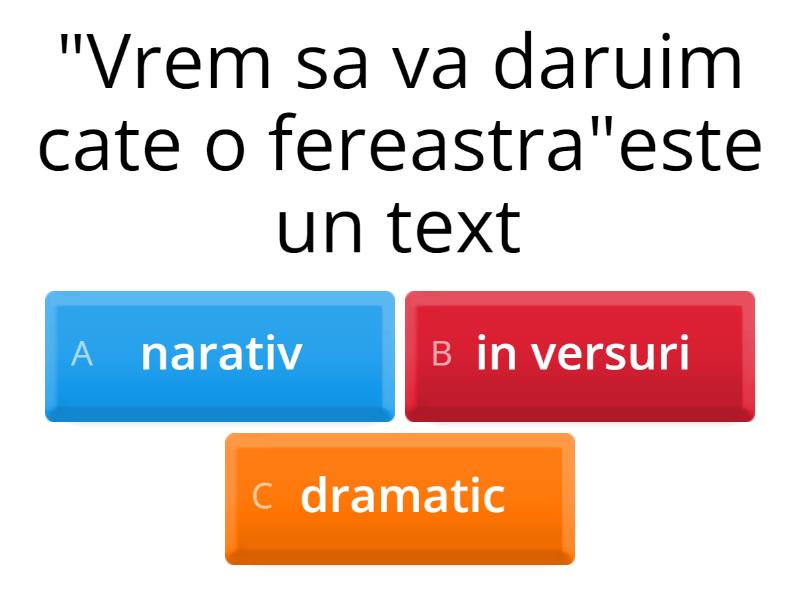 "Vrem sa va daruim cate o fereastra" 1 - Quiz