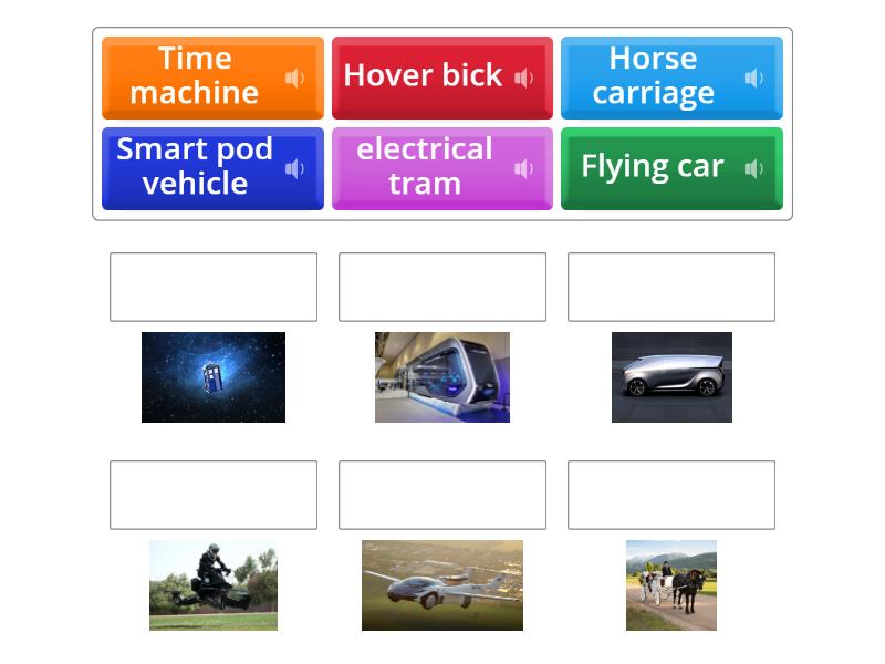 The future of transport - Match up