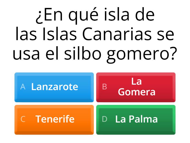 El silbo gomero - Quiz