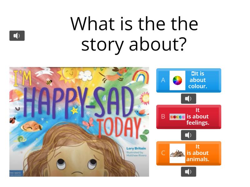 I'm happy- sad today - Quiz