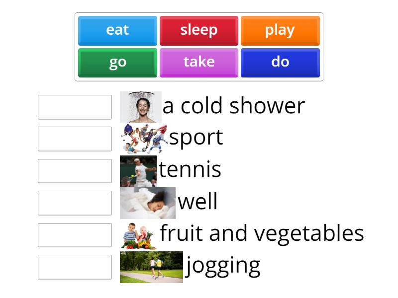 Tips for being healthy - Match up
