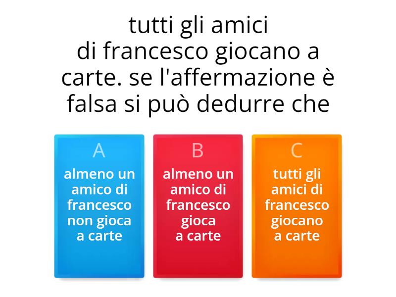 frasi negative complesse - Quiz