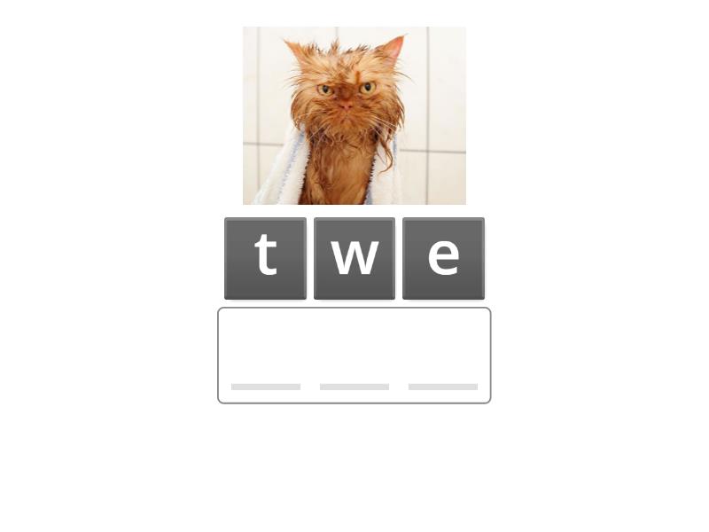 Adjectives _correct order - Anagrama