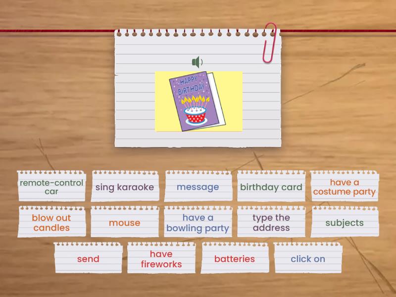 *FF5 UNIT 12 - Find the match