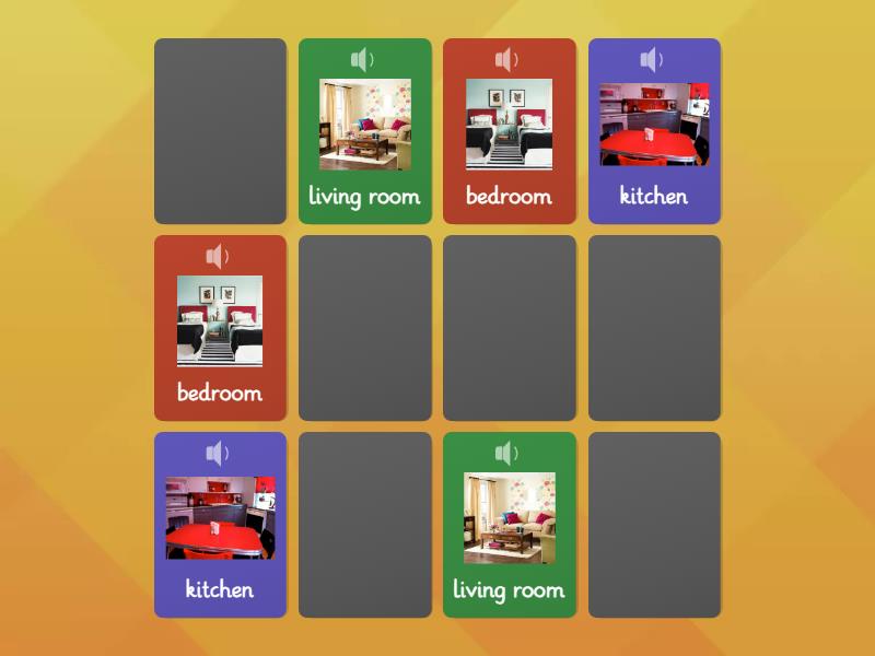 Matching My House (preschool) - Parejas