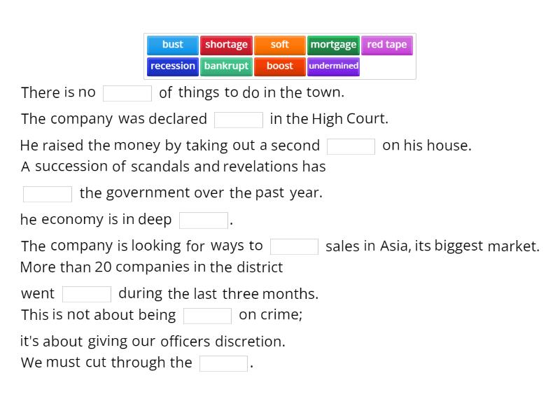 Outcomes Upper - unit 4 vocab - Missing word