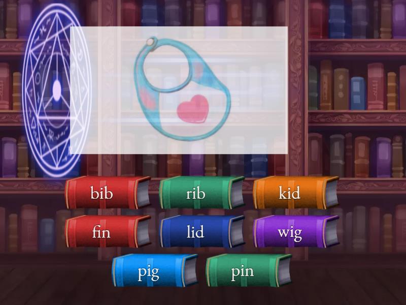 Unit 4: Short Vowel i (ib - id - ig - in) - Find the match