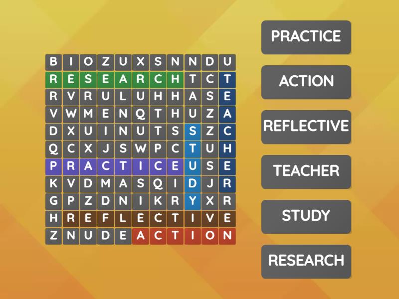 WORD SEARCH - Sopa de letras