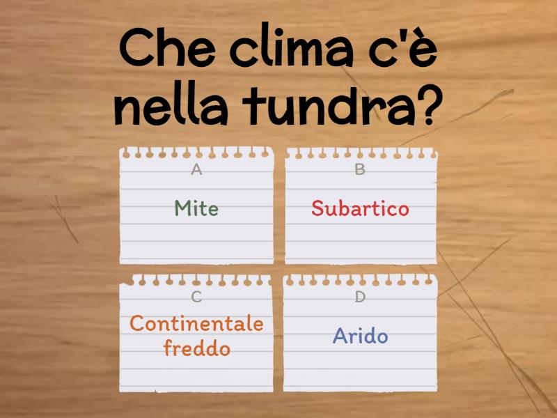 QUIZ SULLA RUSSIA - Cuestionario