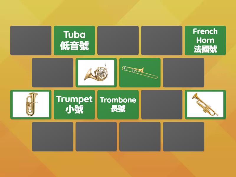 Music Instruments - Matching pairs