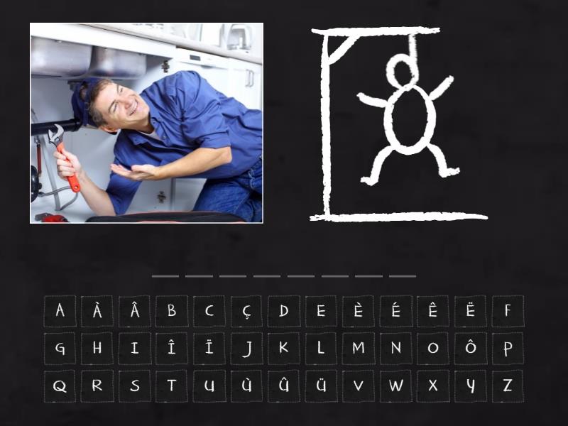 Les professions 3 - Hangman