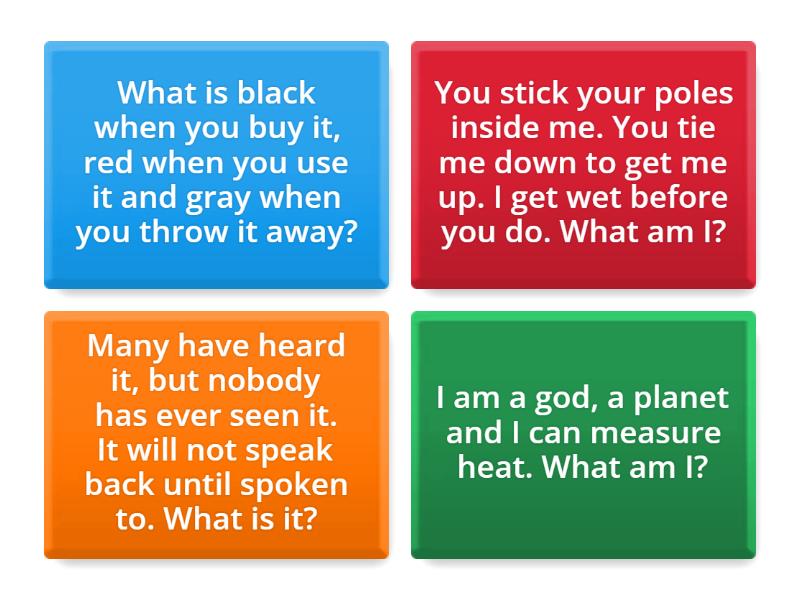 Riddles - Flip tiles