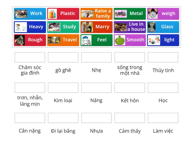 BI & BS UNIT 7& 8 VOCABULARY - Match up