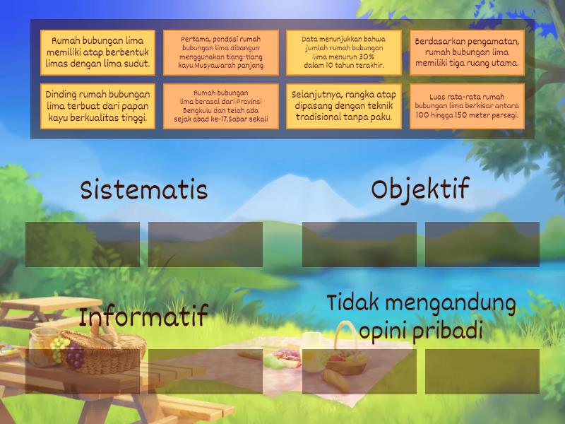 Game Quiz Teks IKlan Worldwall - Group sort