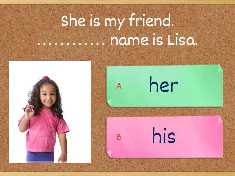 my/his/her/your/our/their/its - Questionário