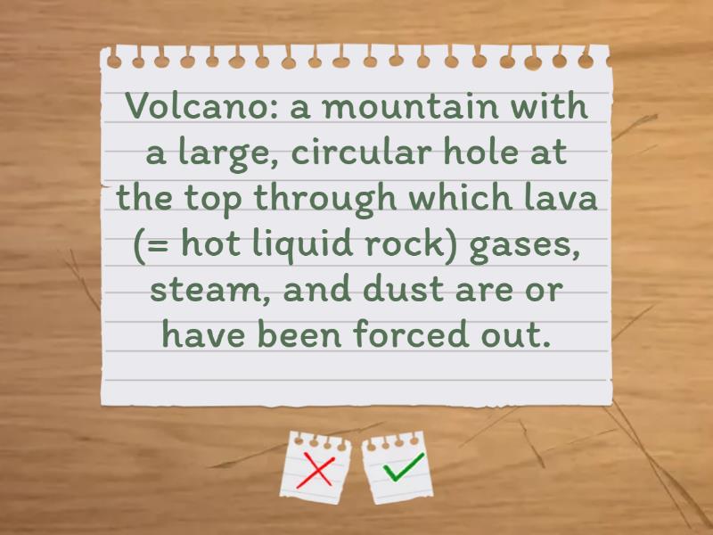 2B, Adventure vocabulary (land) - Flash cards
