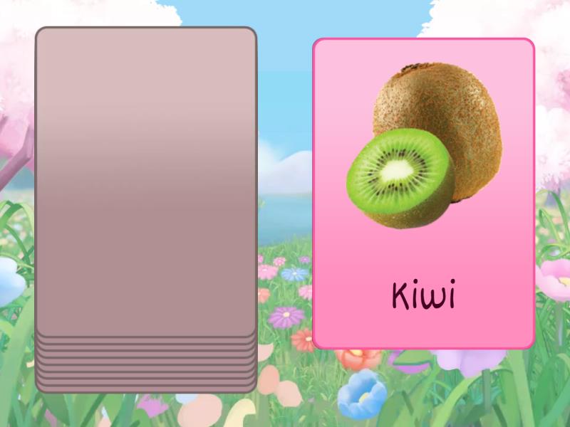 FRUIT - Speaking cards