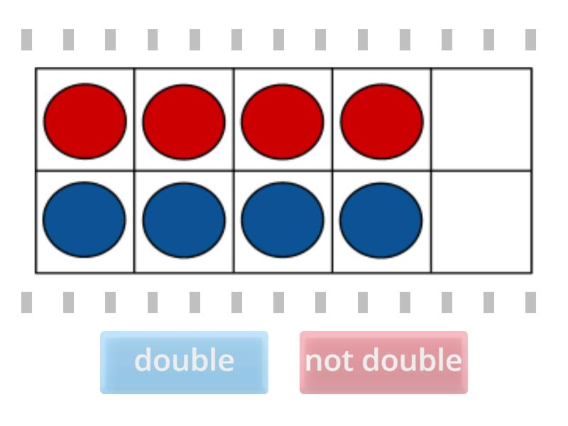 Doubles or not doubles? - True or false