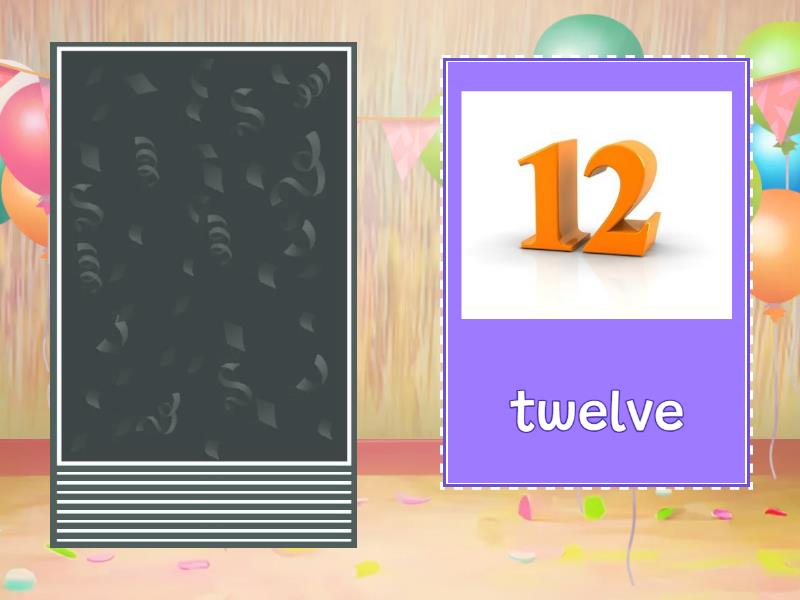 numbers 11-20 - Random cards