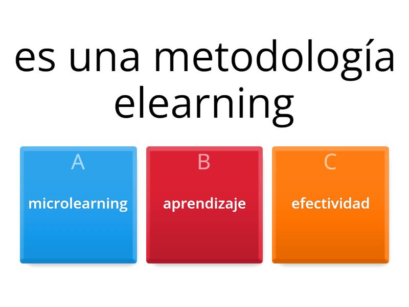 microlearning y nanolearning - Quiz