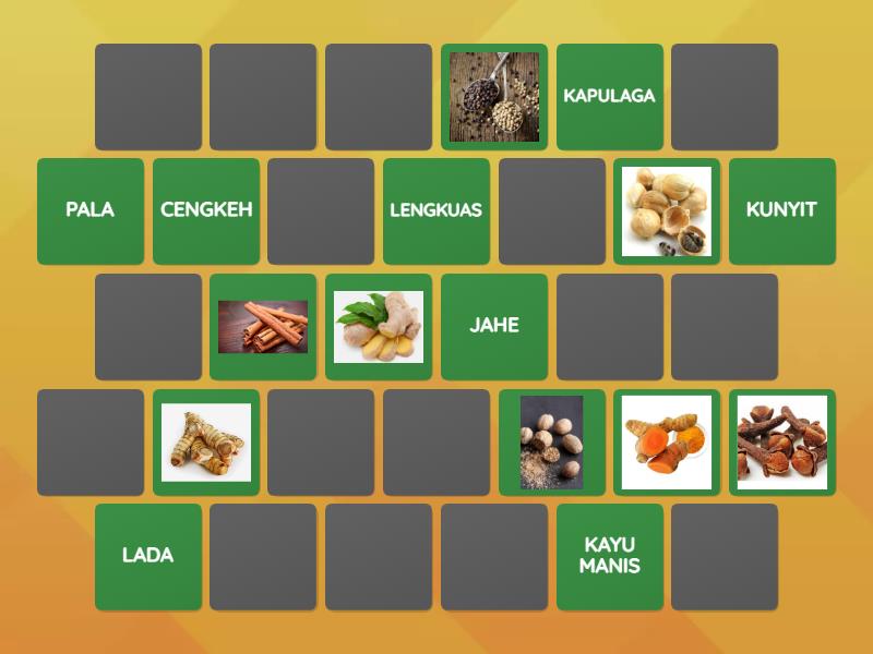 Kekayaan Alam Indonesia - Matching pairs