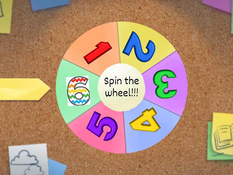 Spin the wheel 1-6 - Random wheel