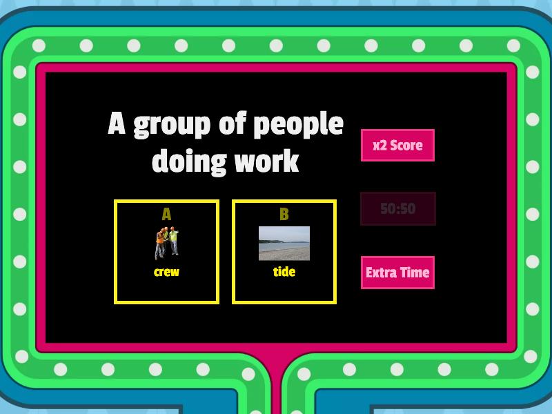 Pop's Bridge Vocabulary - Gameshow quiz