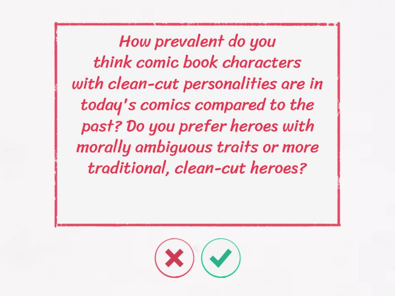 History of comics speaking - Flash cards