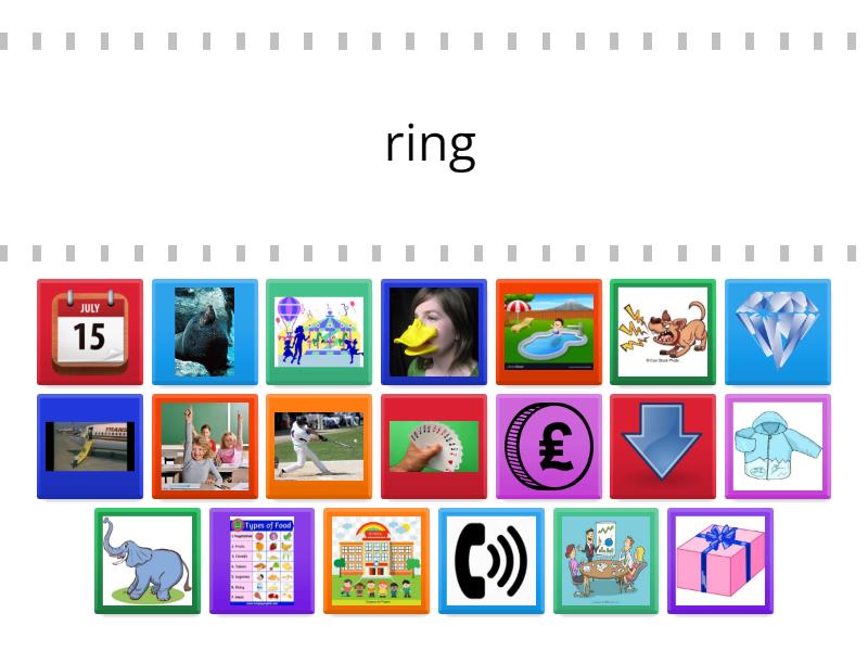 Spring ESL 4 Phonics Voc WK5-6(I) - Find the match