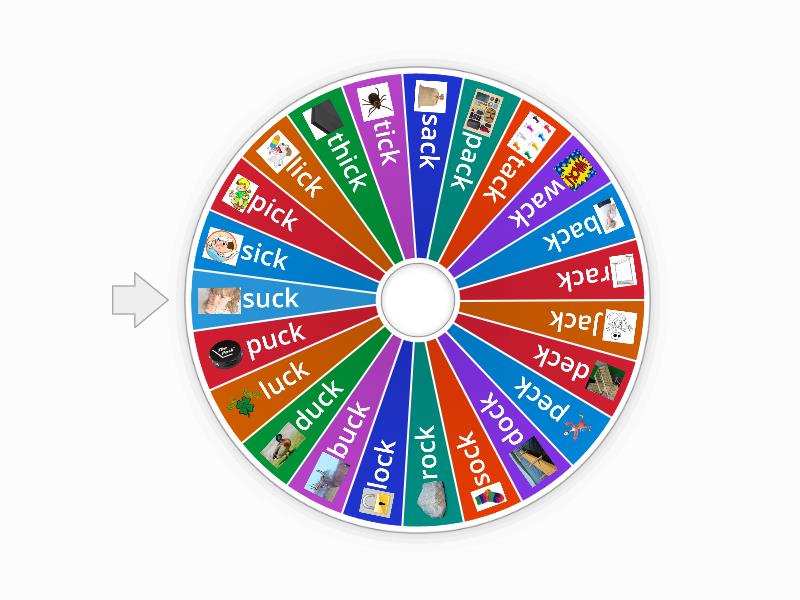 ck digraph - Spin the wheel