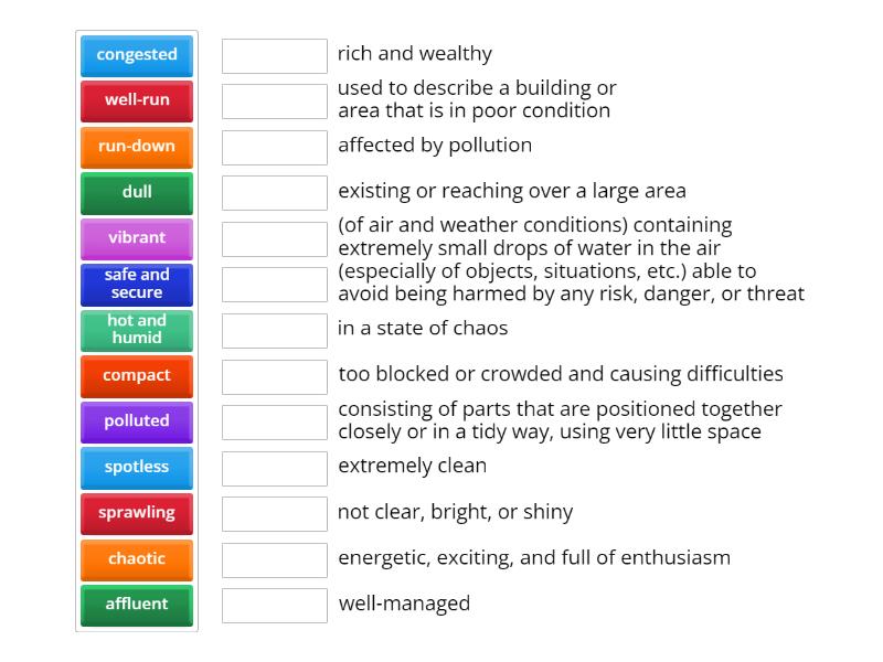 vocab_revision_outcomes_city_unit 1 - Match up