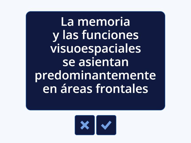 ¿Verdadero o Falso? Demencias corticales - แฟลชการ์ด