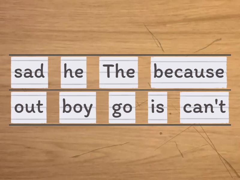 Starter 2 UNIT 9_The Big Storm [Sentence Practice] - Unjumble