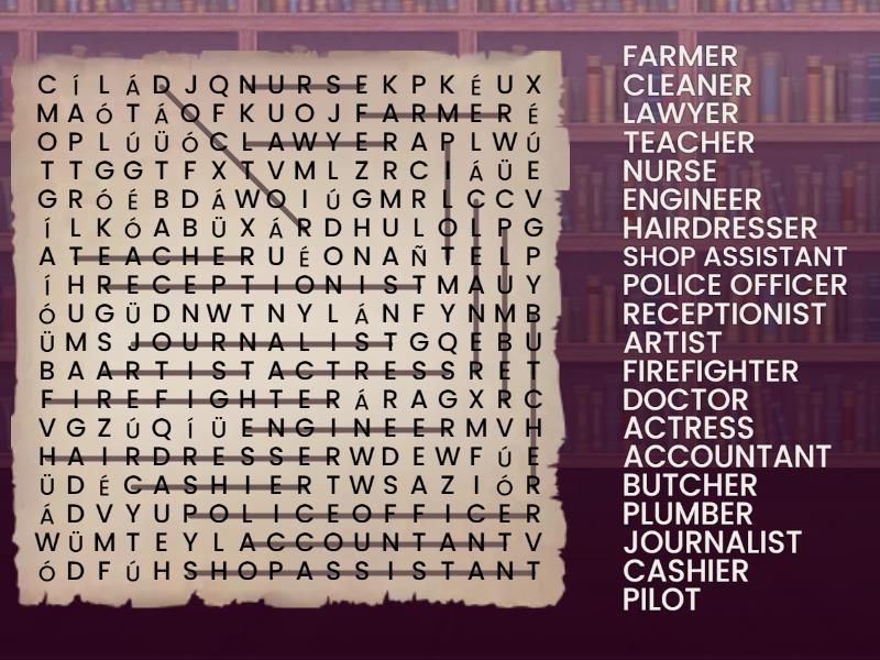 Jobs - Wordsearch