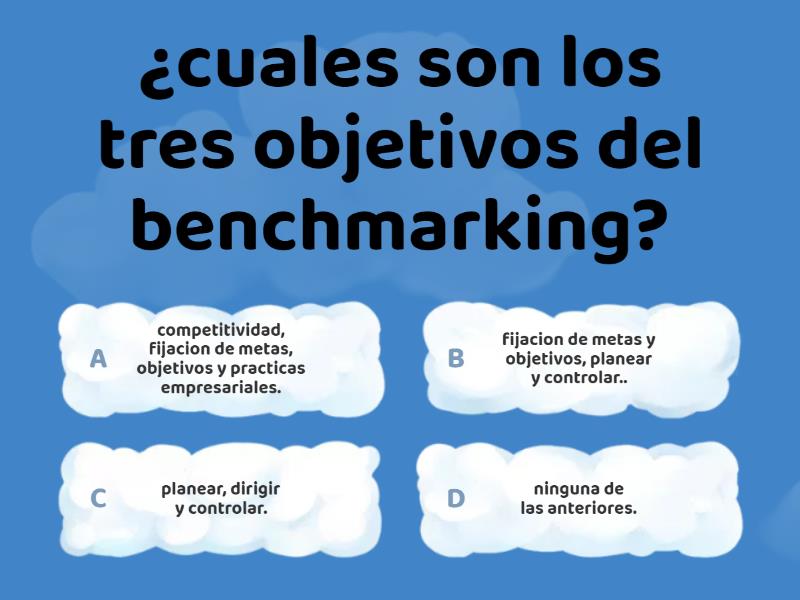 Benchmarking - Quiz
