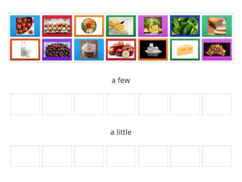 A few a little - Group sort