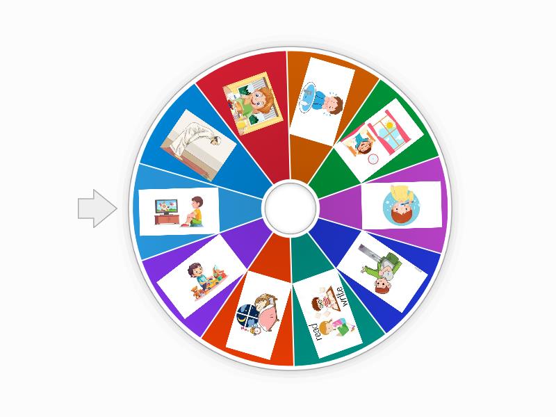 daily routine - Spin the wheel