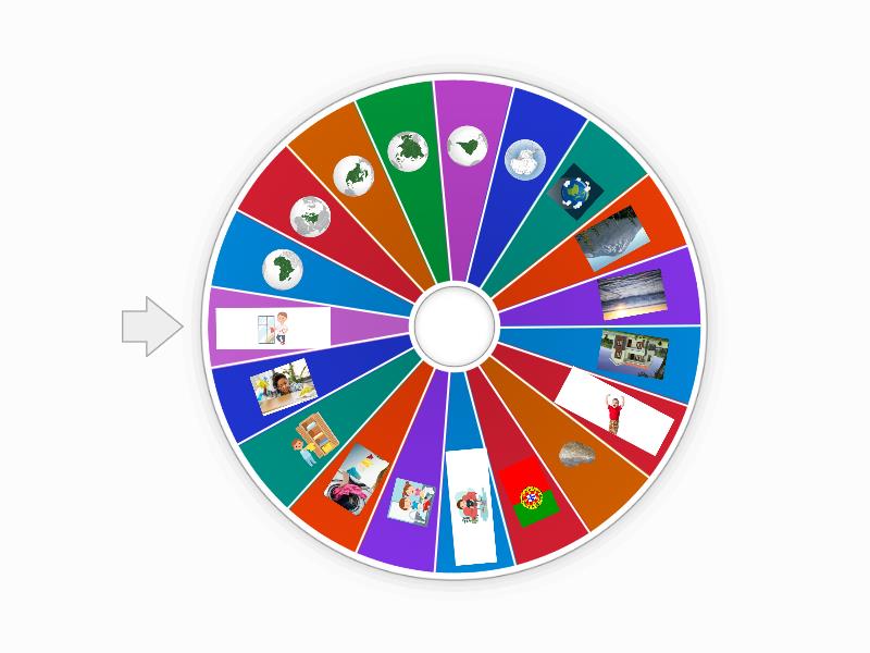 Continents - Spin the wheel