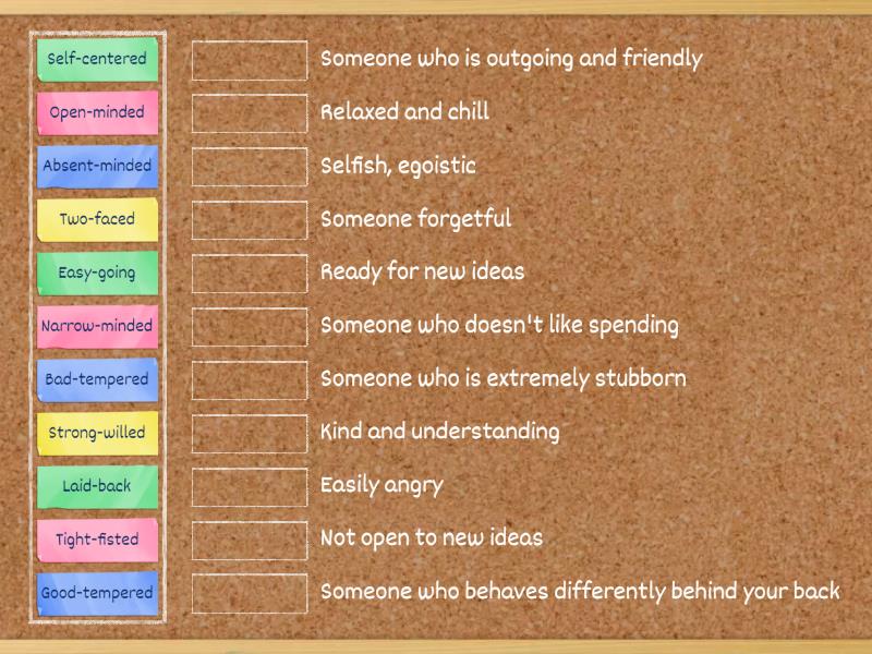 compound adjectives upper - Match up