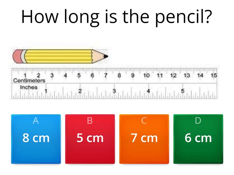 Measure in Centimeters - Cuestionario
