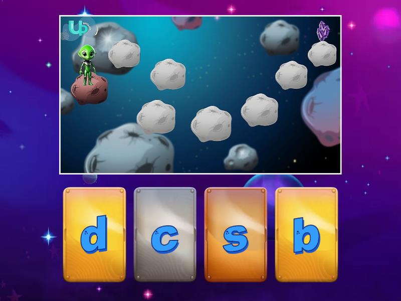 Space Phonics Planet 1 Letter Ss UpEnglish - Quiz
