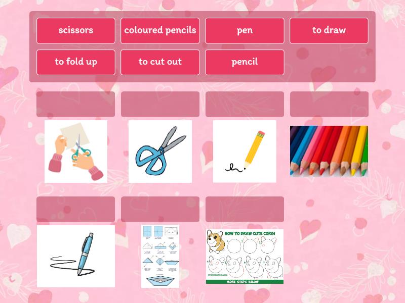 Craft Vocabulary - Match up